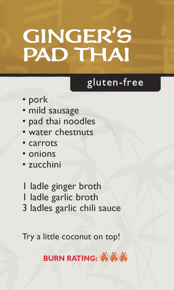 Ginger’s Pad Thai - HuHot Mongolian Grill